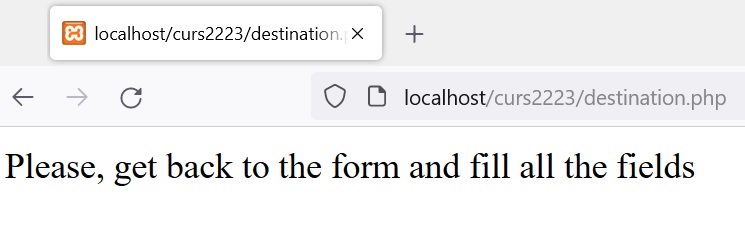 Unit 04. PHP and Forms.